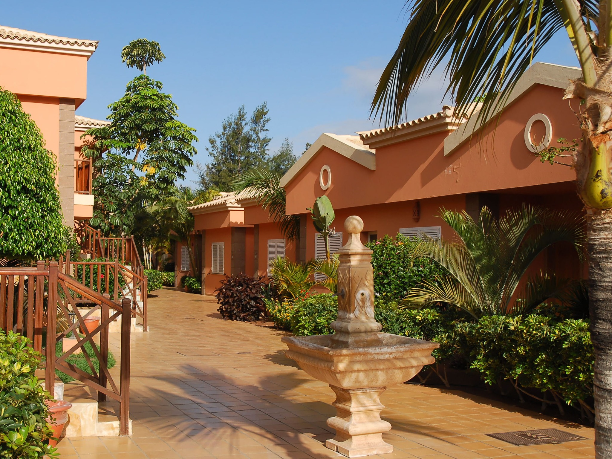 Points of view in a holiday resort